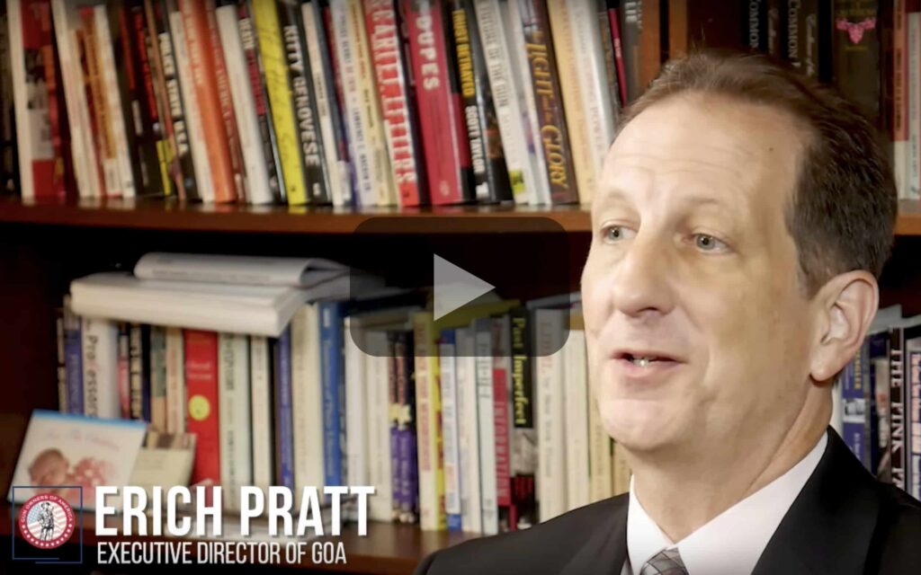 A special message from GOA’s Erich Pratt… | GOA