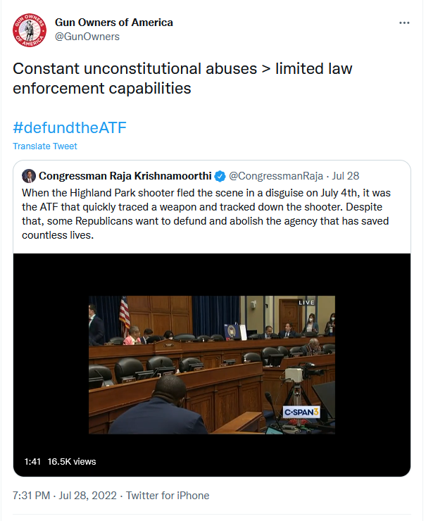 Dear Congress: Police Oppose Banning “Assault Weapons” | GOA