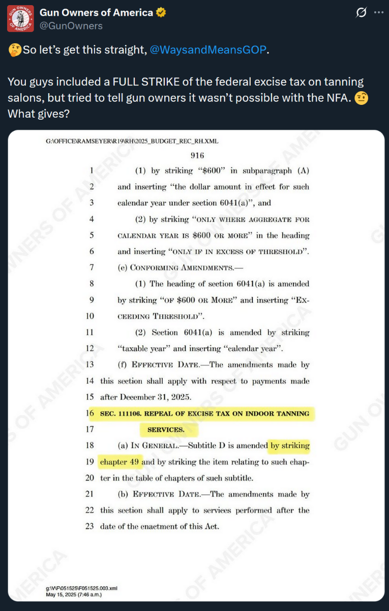 House Passes H.R. 1 to Remove Suppressors from the NFA | GOA
