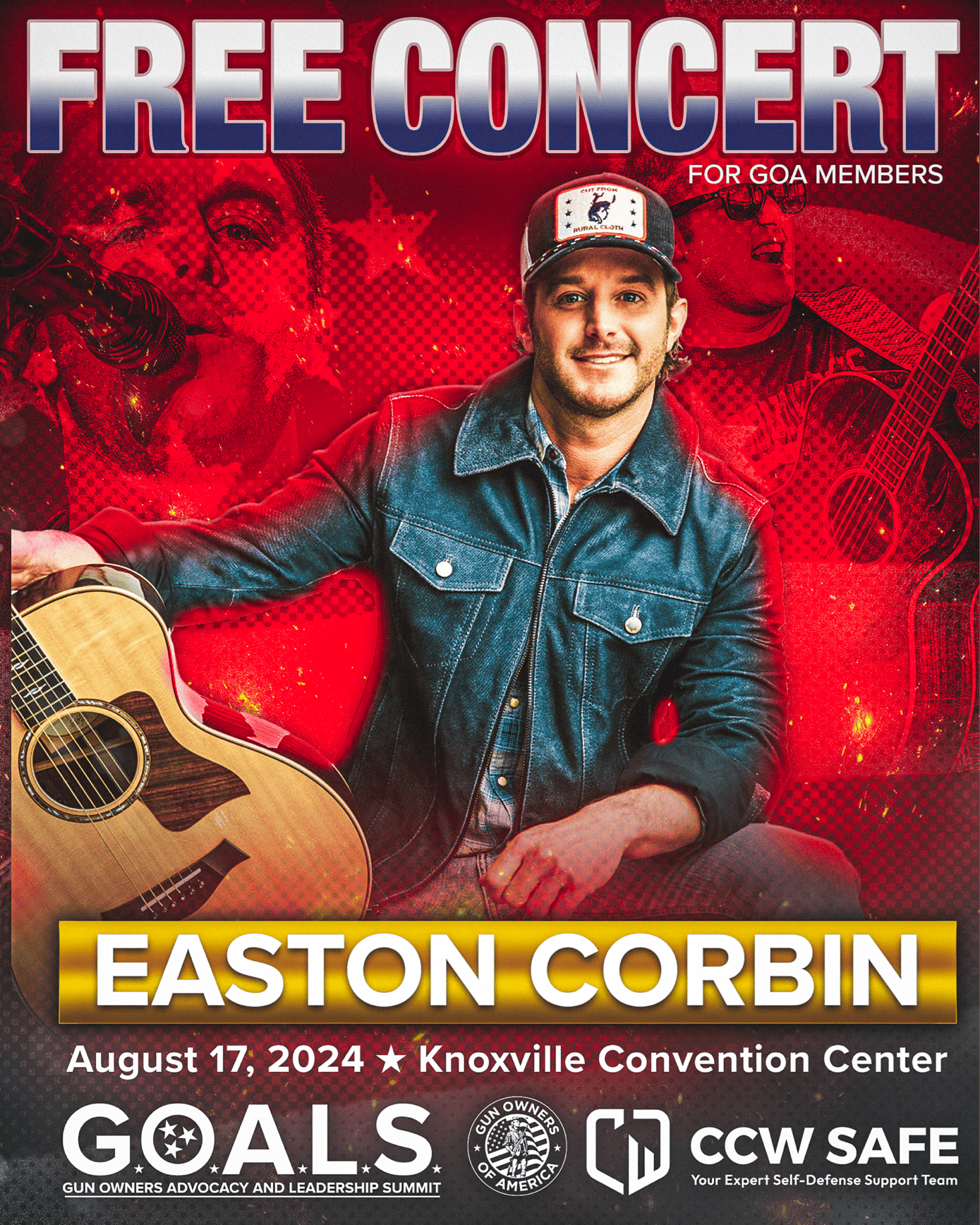 Exclusive Concert with Easton Corbin for GOA Members, only at GOALS! 🎶 ...