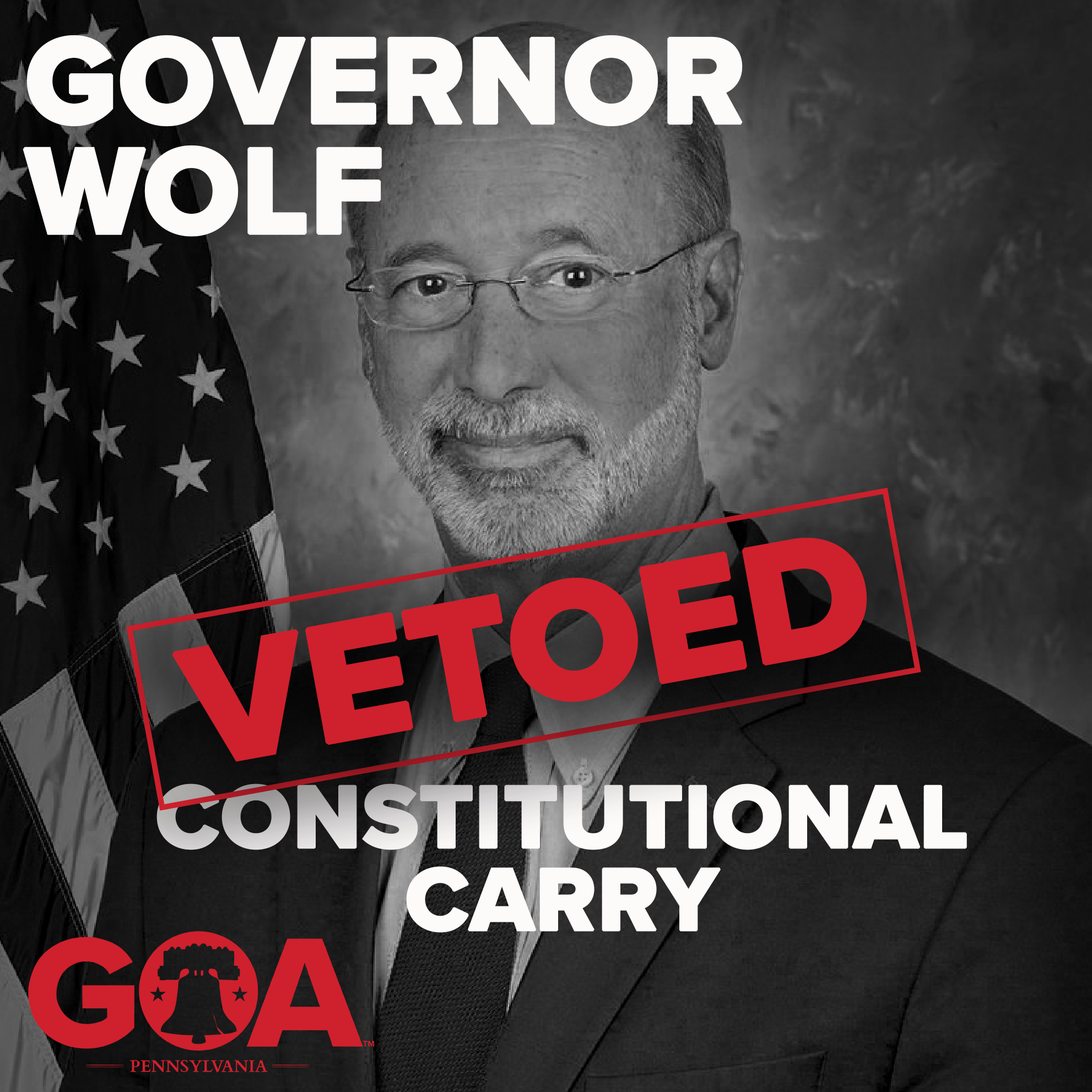PA: Governor Wolf Vetoes Constitutional Carry | GOA