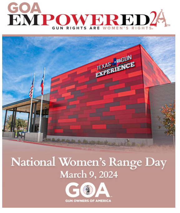 National Women’s Range Day is March 9! | GOA